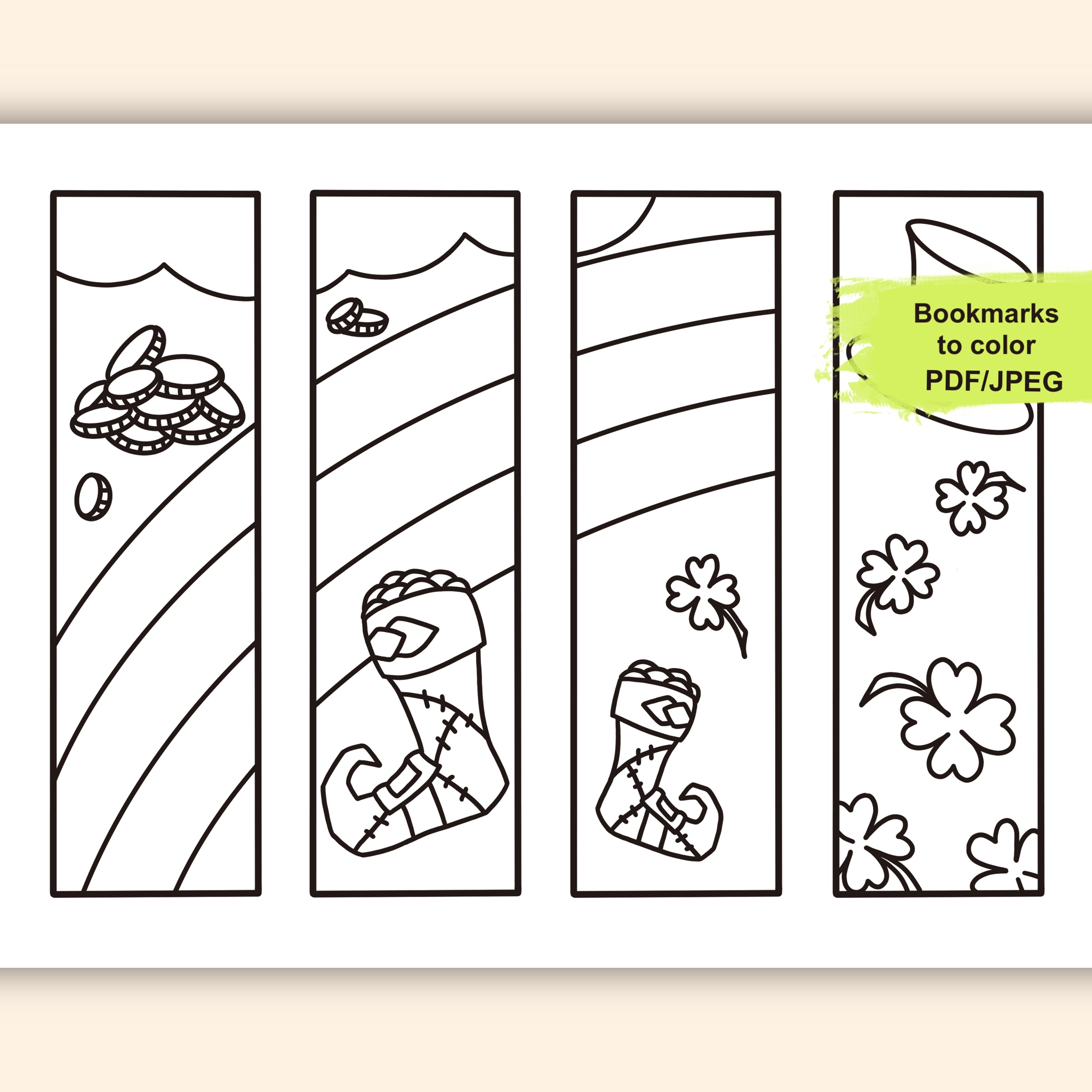 Coloring Bookmarks, Printable bookmarks to color, Kids Color | Inspire ...