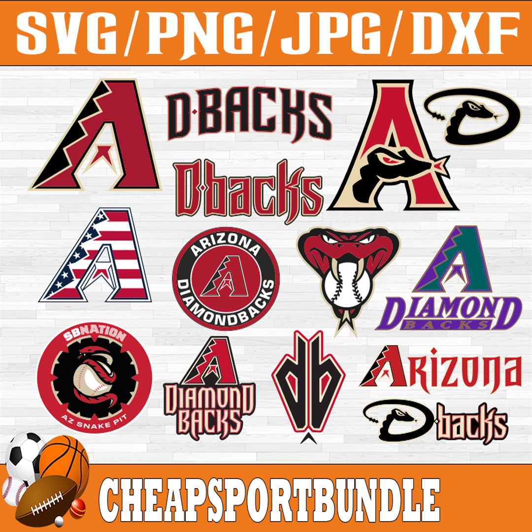 Bundle 13 Files Arizona Diamondbacks Baseball Team svg, Ariz - Inspire ...