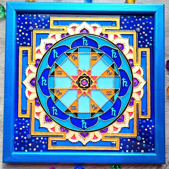 Shri Shani Saturn Yantra Vedic astrology Original Meditation - Inspire ...