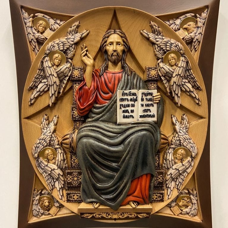 Icon of the Almighty image of the Savior in the Force - Inspire Uplift