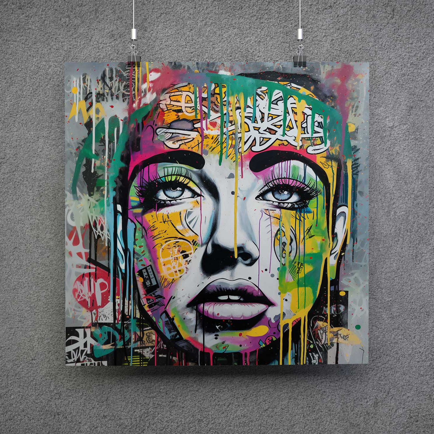 Graffiti Poster 2000th - Downloadable and Printable Digital | Inspire ...