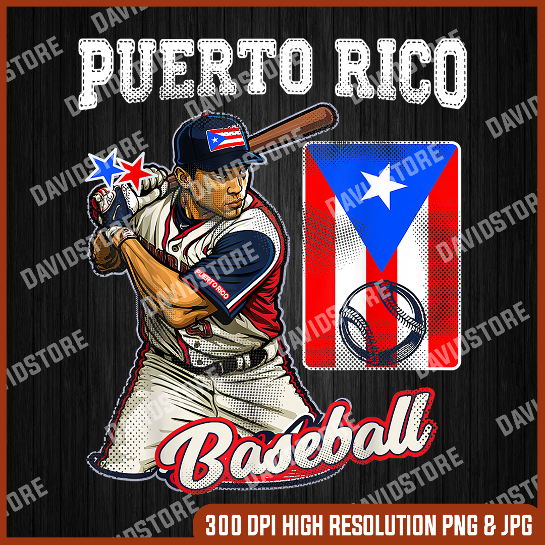 Puerto Rico Baseball Png, PR Boricua Player Png, PNG High Qu - Inspire ...