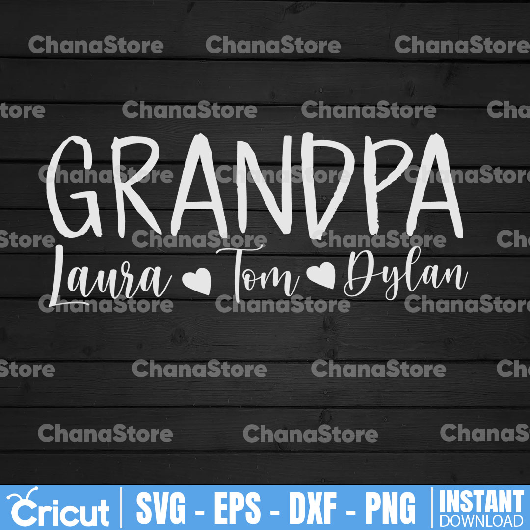 Personalized Name Grandpa SVG Cut File, Grandma To Be, Promo - Inspire ...