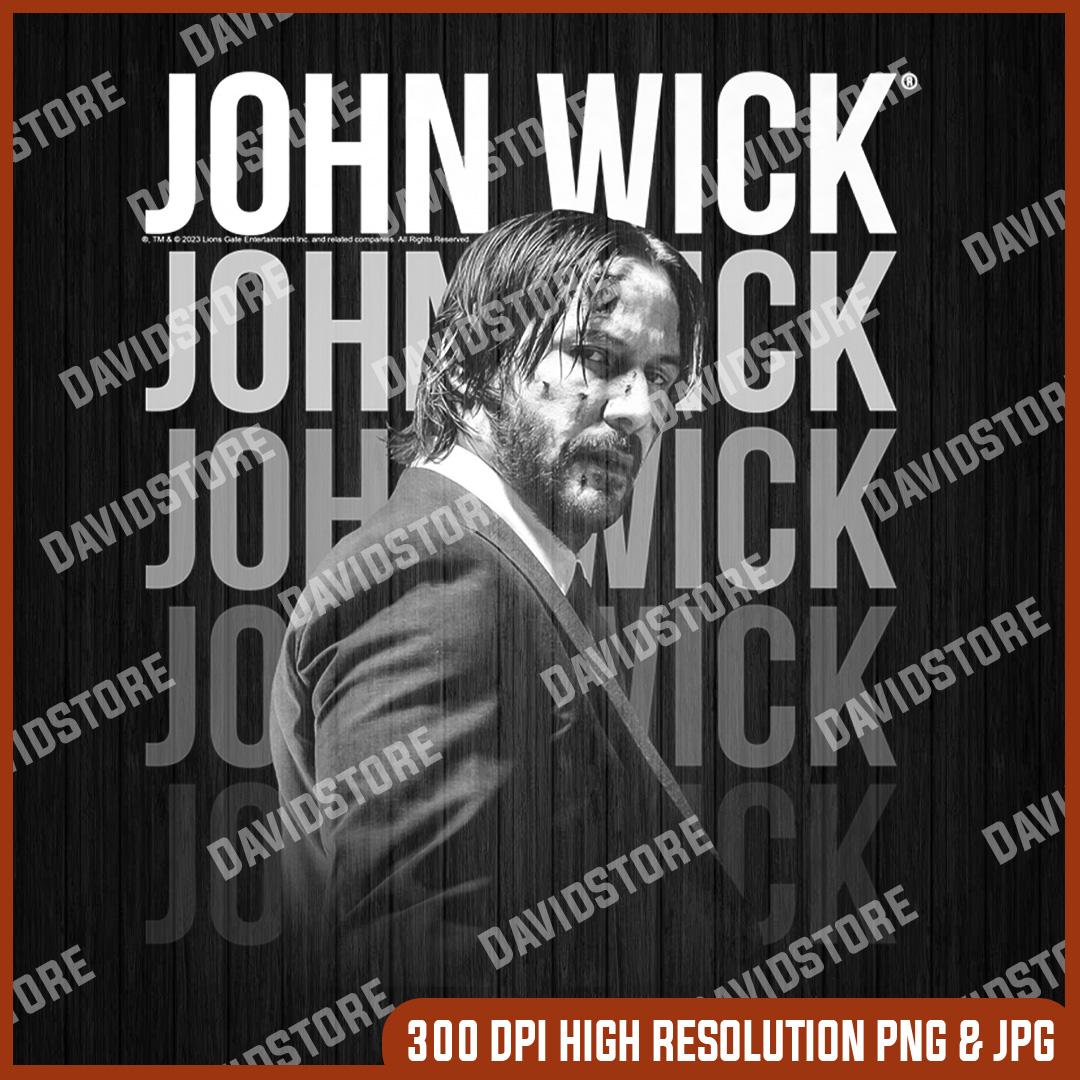John Wick PNG, PNG High Quality, PNG, Digital Download - Inspire Uplift
