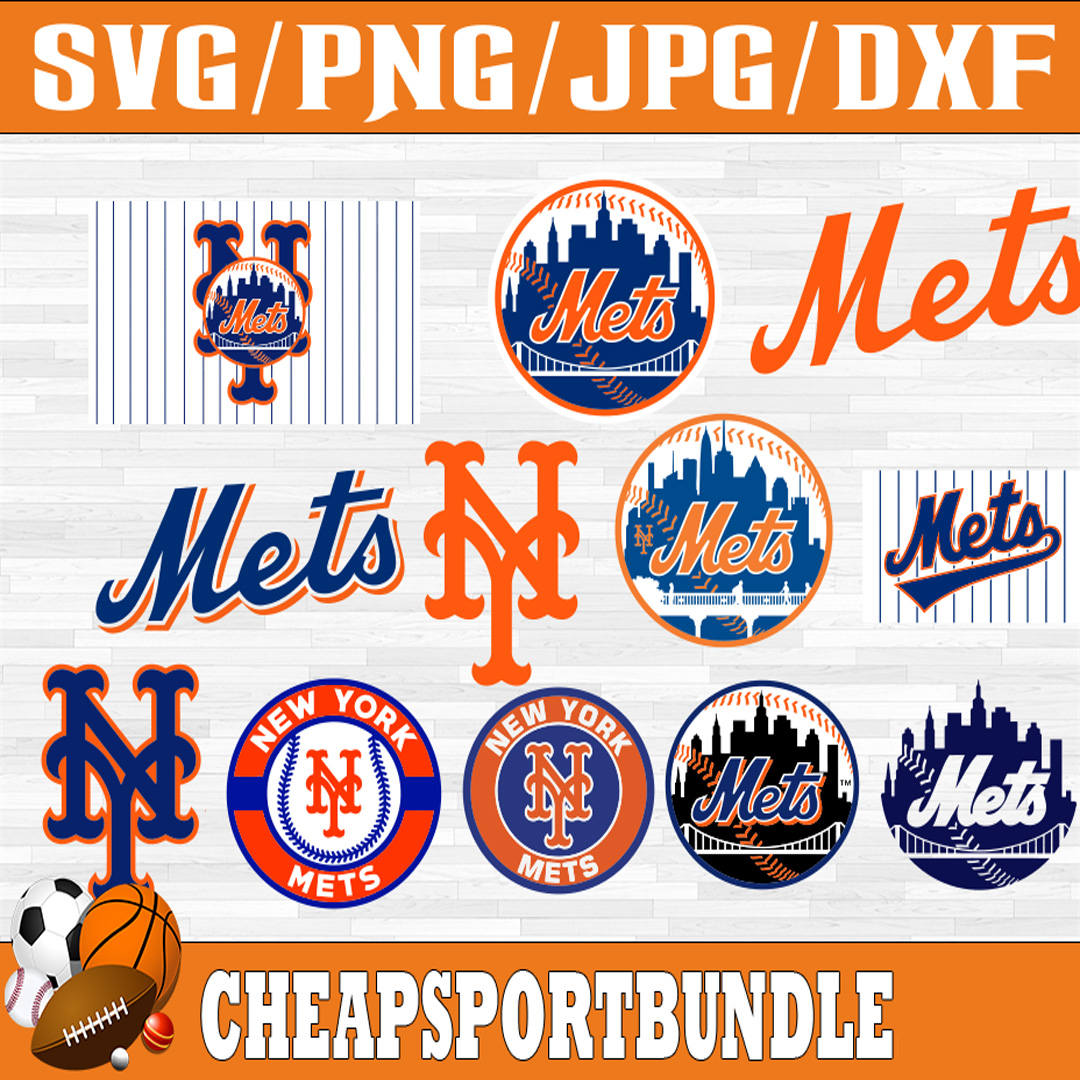 Bundle 12 Files New York Mets Baseball Team svg, New York Me - Inspire ...