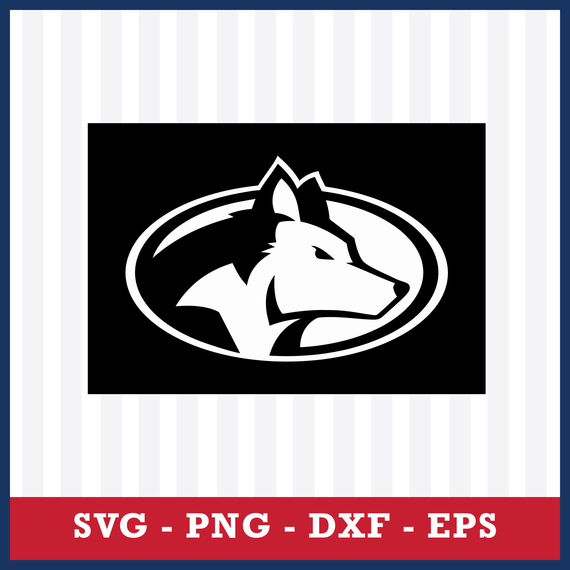 Michigan Tech Huskies Logo Outline Svg, NCAA Logo Svg, Sport - Inspire ...