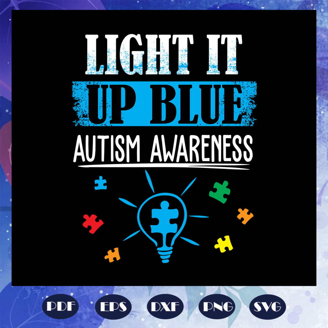 Autism Awareness Light It Up Blue
