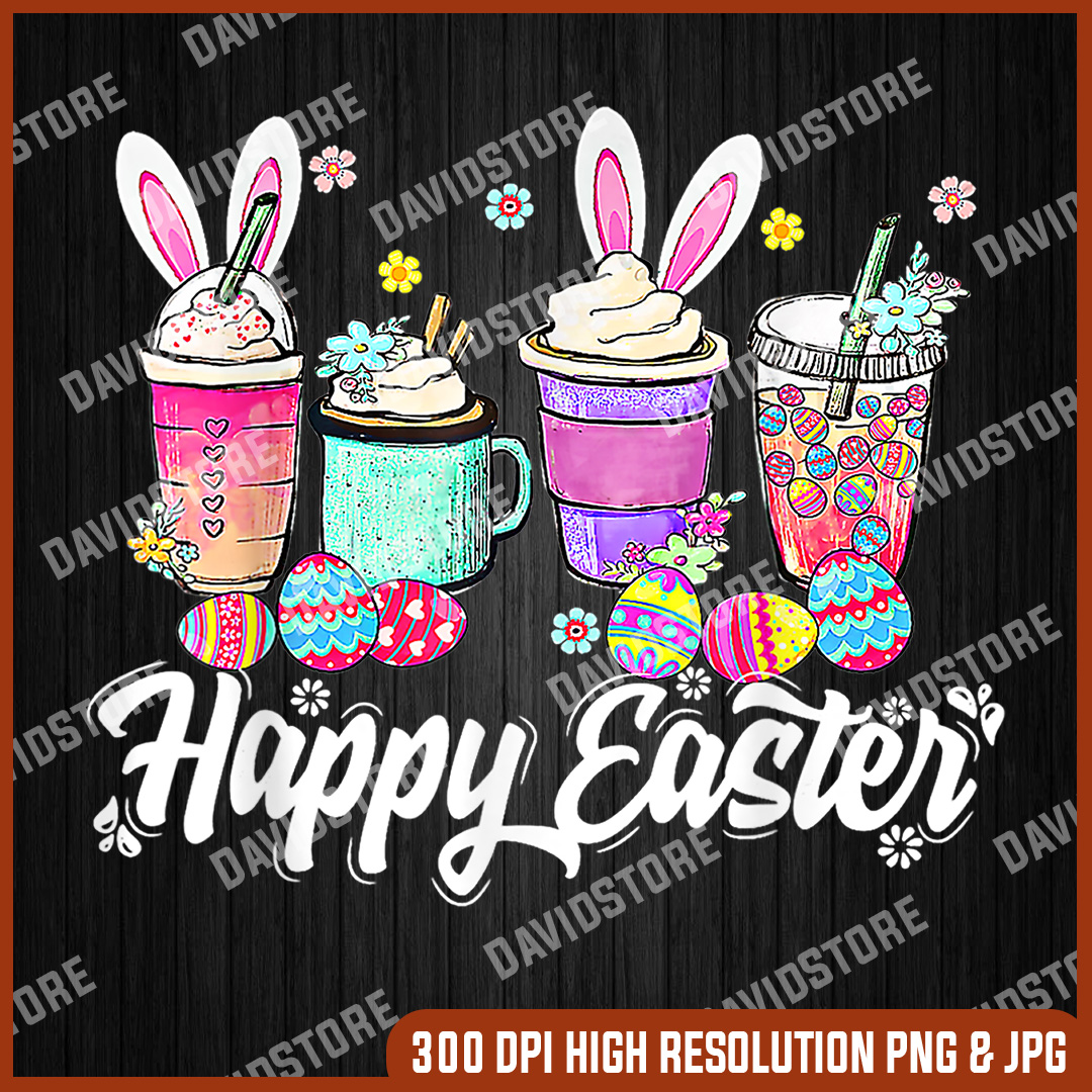Easter Coffee Bunny Latte Coffee Christian Easter Day 2023 P | Inspire ...