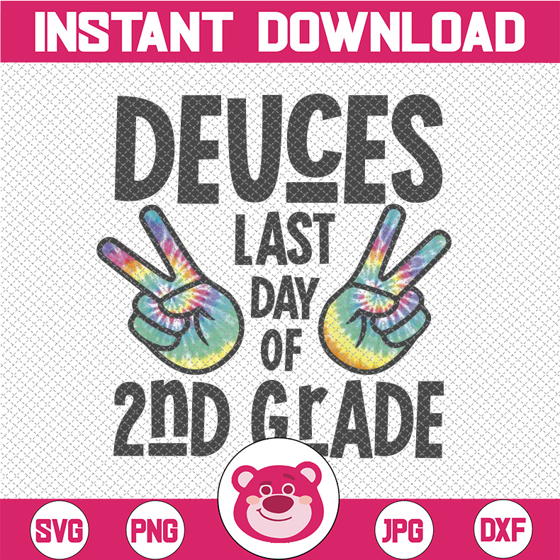 Goodbye Second Grade 2021 Svg | Deuces Last Day of 2nd Grade - Inspire ...