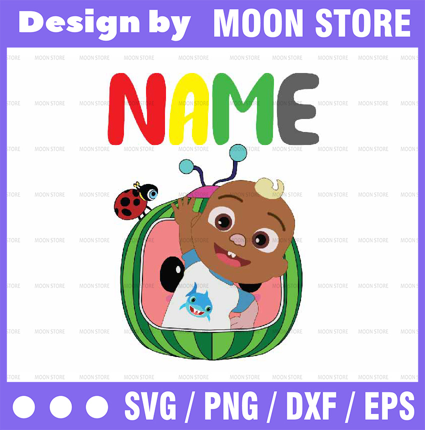 Cocomelon Personalized Name Birthday JJ png svg, JJ Svg, Coc | Inspire ...
