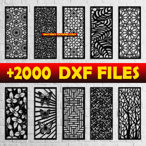 2000 File Dxf For Cnc Catalog Cnc Patterns Panel Templates Inspire Uplift