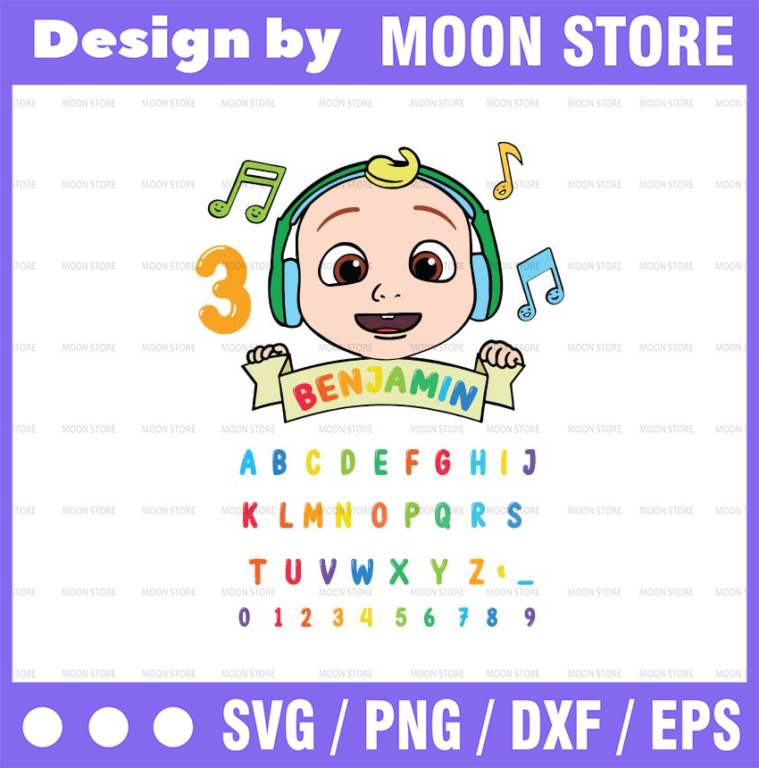 Cocomelon Logo And Full Alphabets Birthday svg/png, Cocomelo | Inspire ...