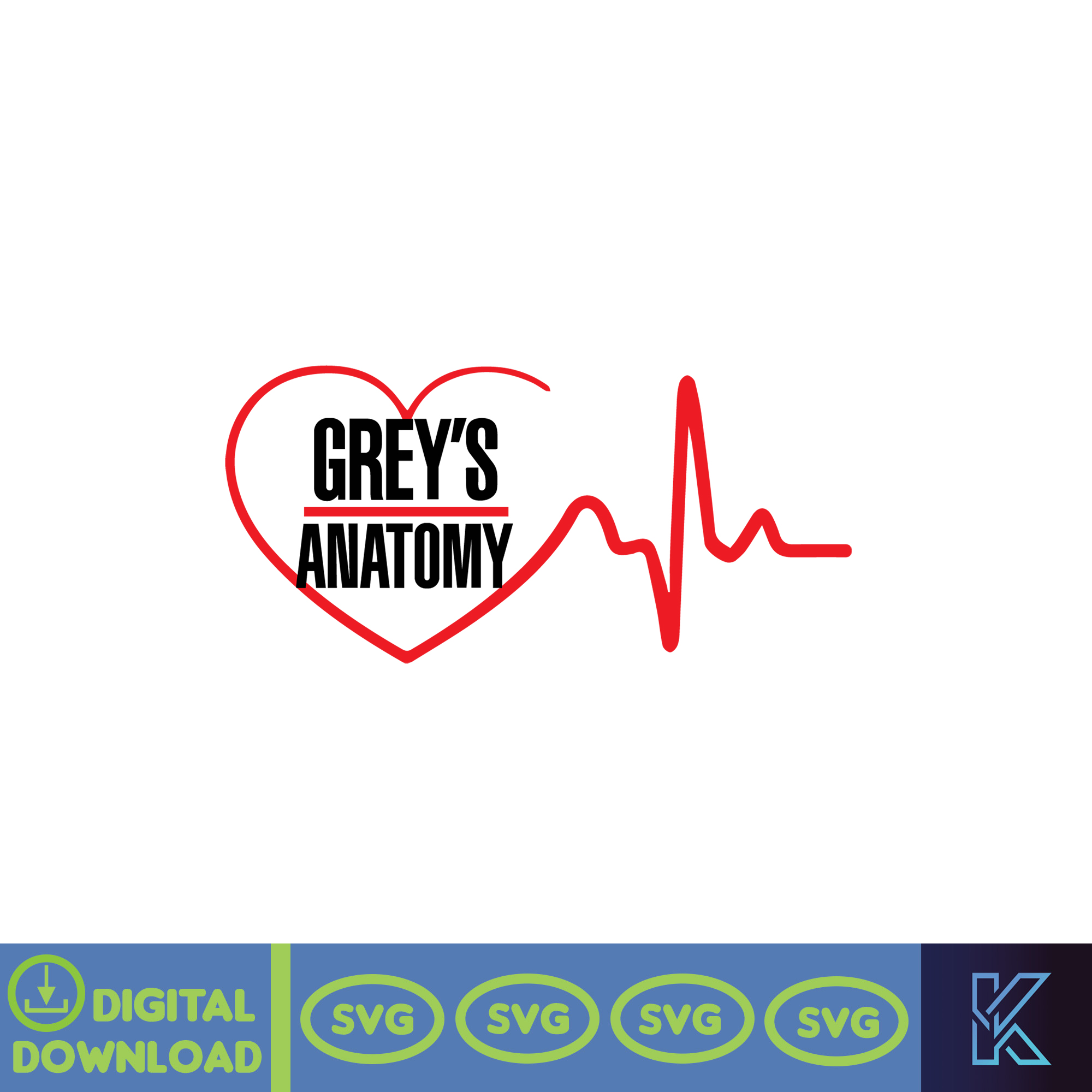 greys anatomy svg, greys anatomy png, greys anatomy stickers - Inspire ...