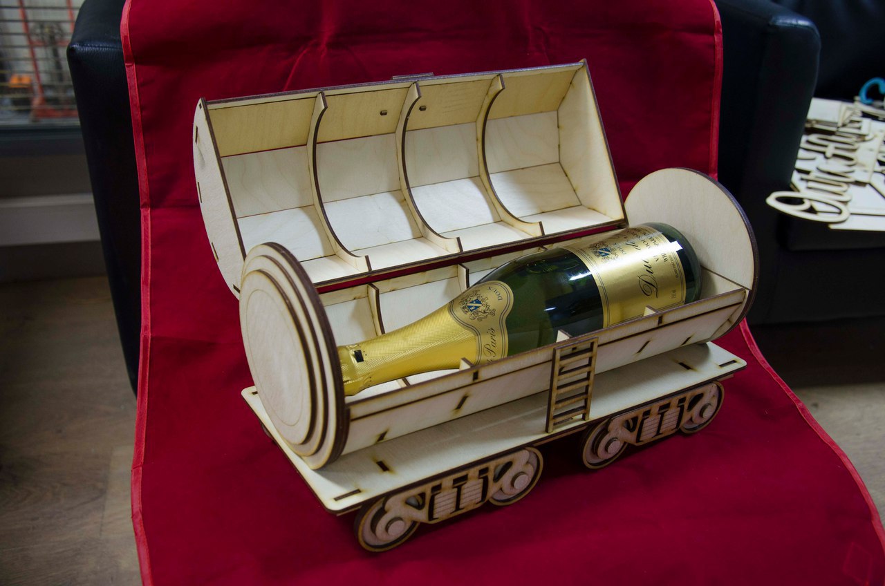 Digital Template Cnc Router Files Cnc Wine Box Files for Woo | Inspire ...