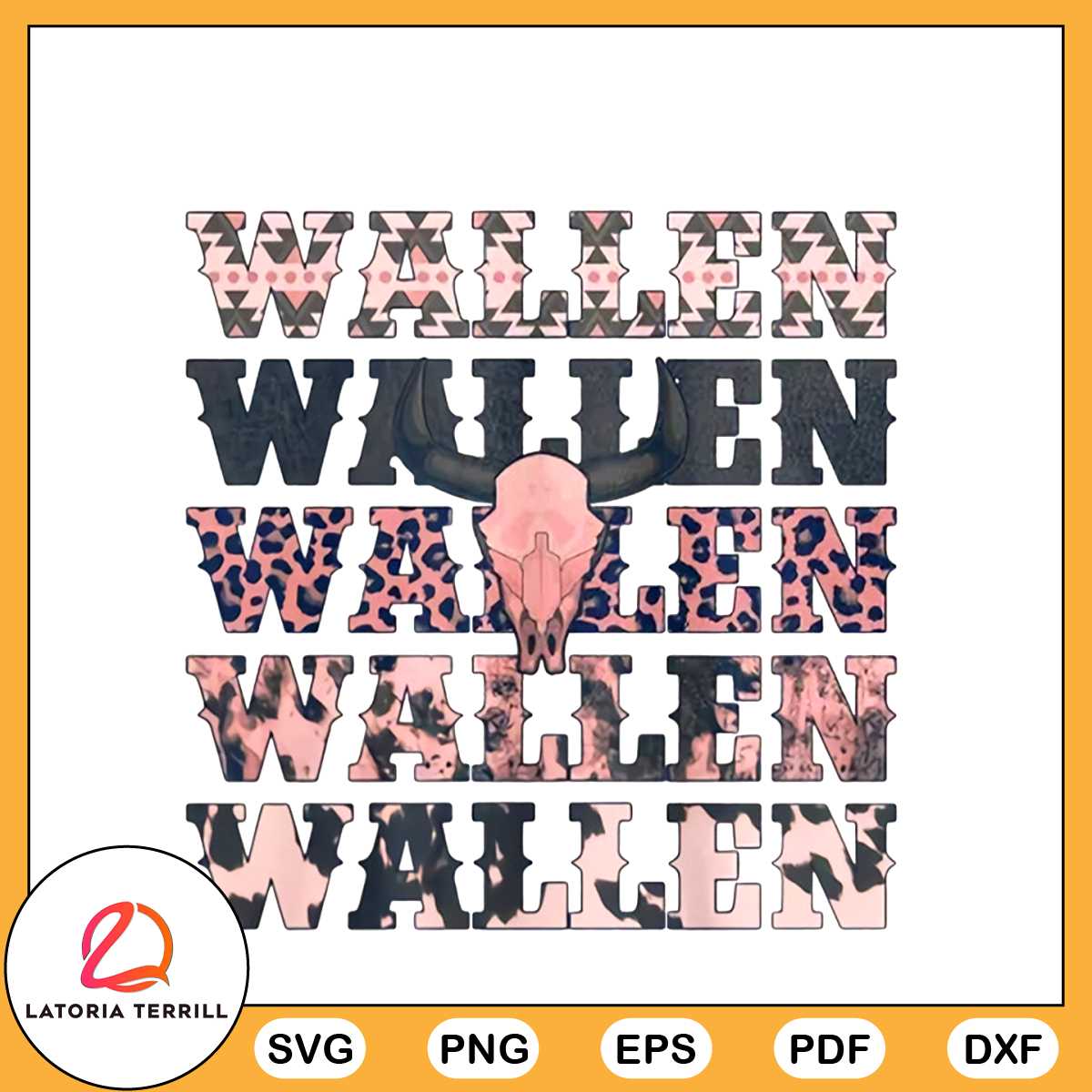 Wallen Western SVG Cowboy SVG Cricut For Files Design | Inspire Uplift
