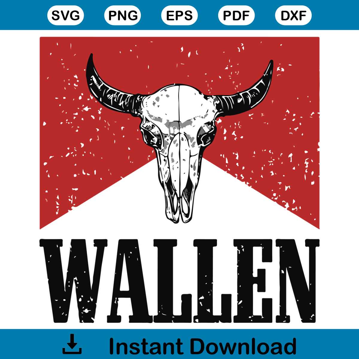Wallen Bullhead SVG Wallen The Bull SVG Cricut For Files Des - Inspire ...