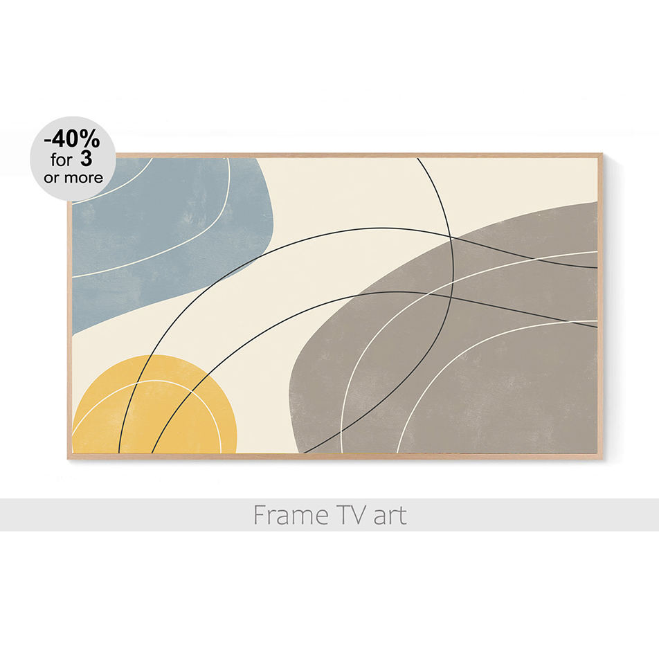 Frame Tv Art Download 4K, Samsung Frame TV art abstract neut | Inspire ...