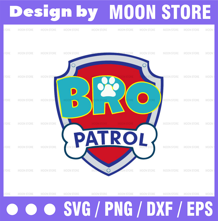 Bro Patrol logo, Bro patrol clipart, Bro Patrol cut file, Br | Inspire ...