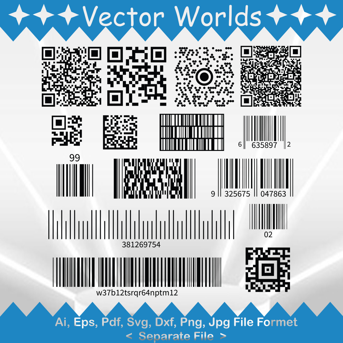 Barcode svg, Barcodes svg, QR Code svg, QR, Code, SVG, ai, p - Inspire ...