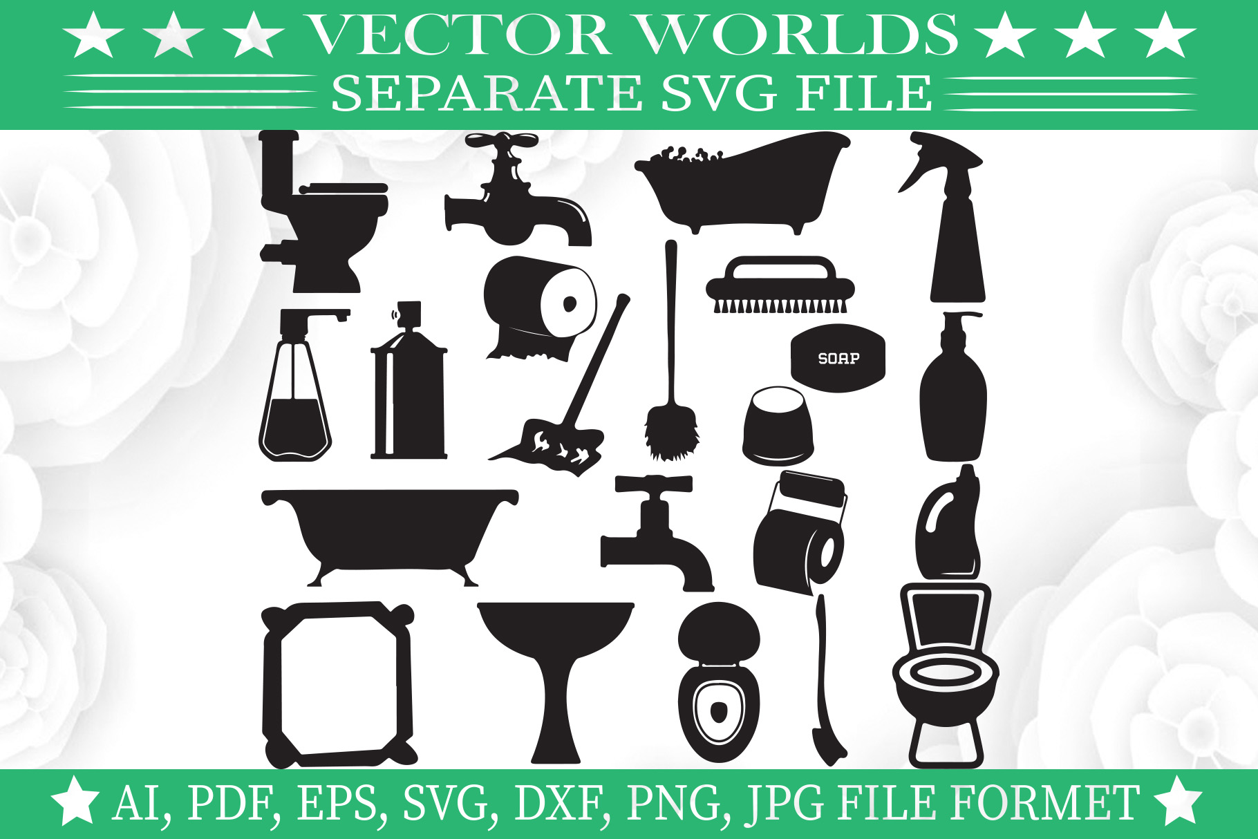 Bathroom Accessories svg, Bathroom Accessoriness' svg, Bath - Inspire ...