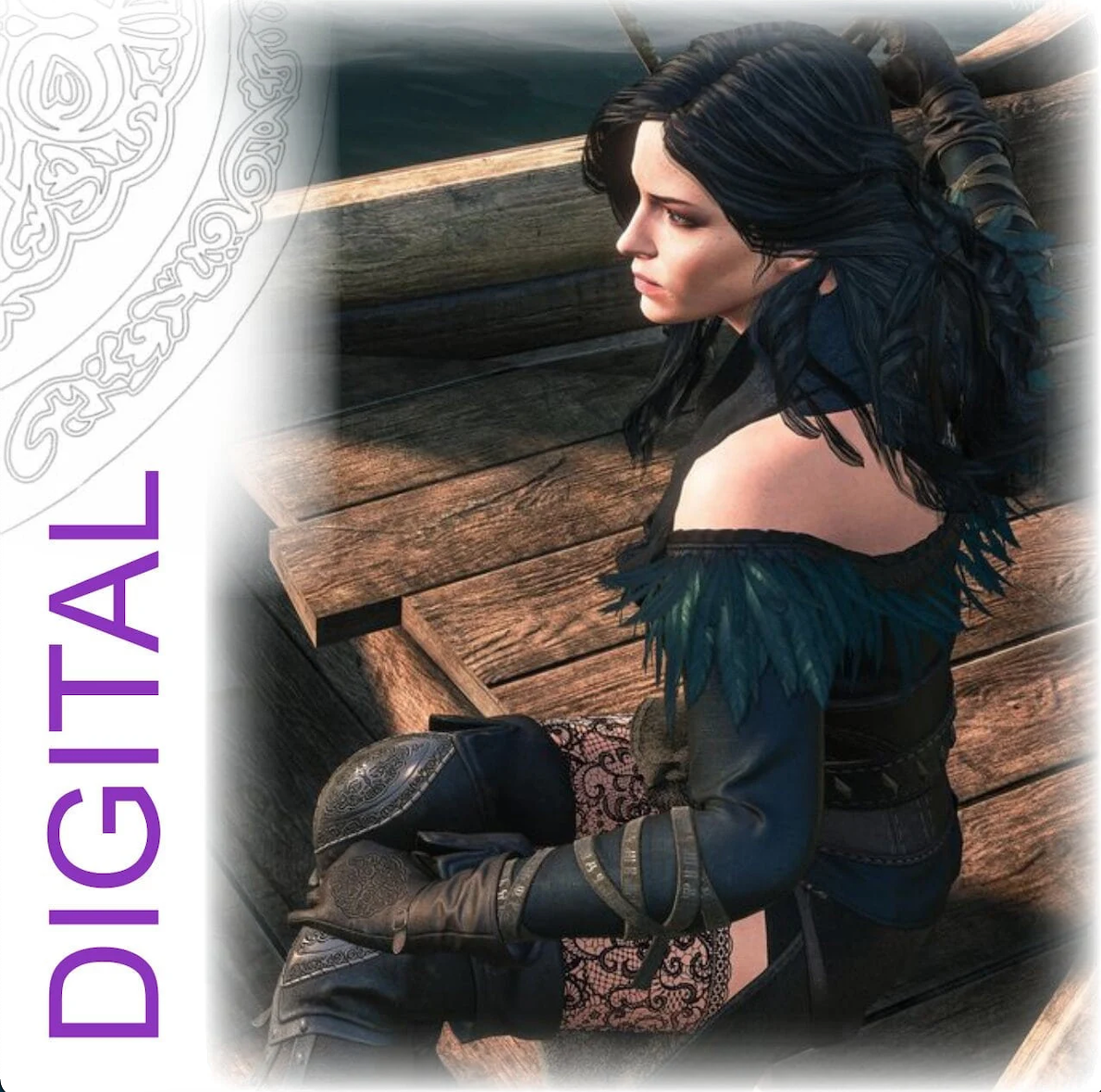 Yennefer Knee Armor DXF pattern for cutting plotter | Inspire Uplift