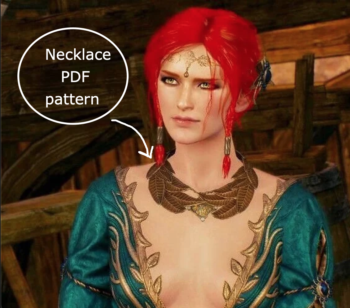 COSPLAY PATTERN Triss alternative look necklace from Witcher | Inspire Uplift