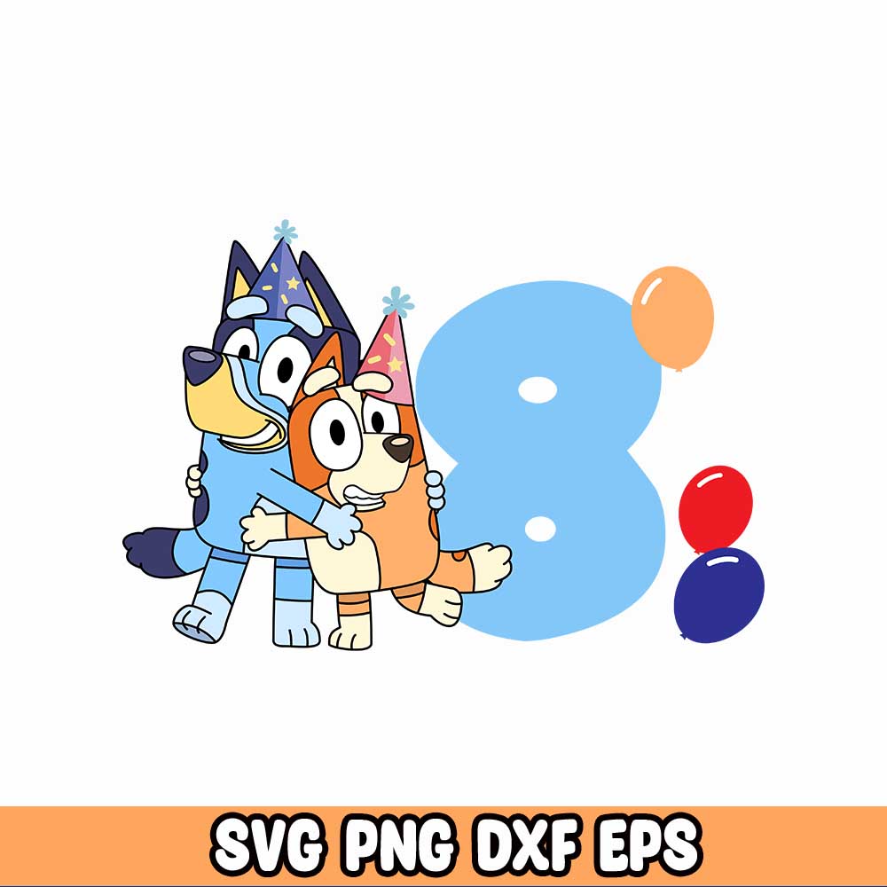 Bluey Friends PNG, Bluey Family Party Png, Bluey Birthday PN | Inspire ...