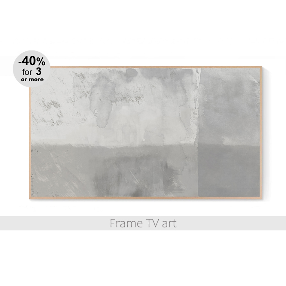Samsung Frame TV art Abstract Landscape, Frame Tv Art neutra | Inspire ...