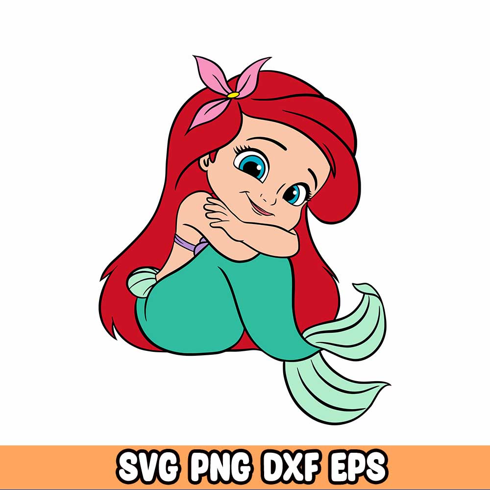 The little mermaid svg bundle, mermaid svg, ariel, flounder, | Inspire ...