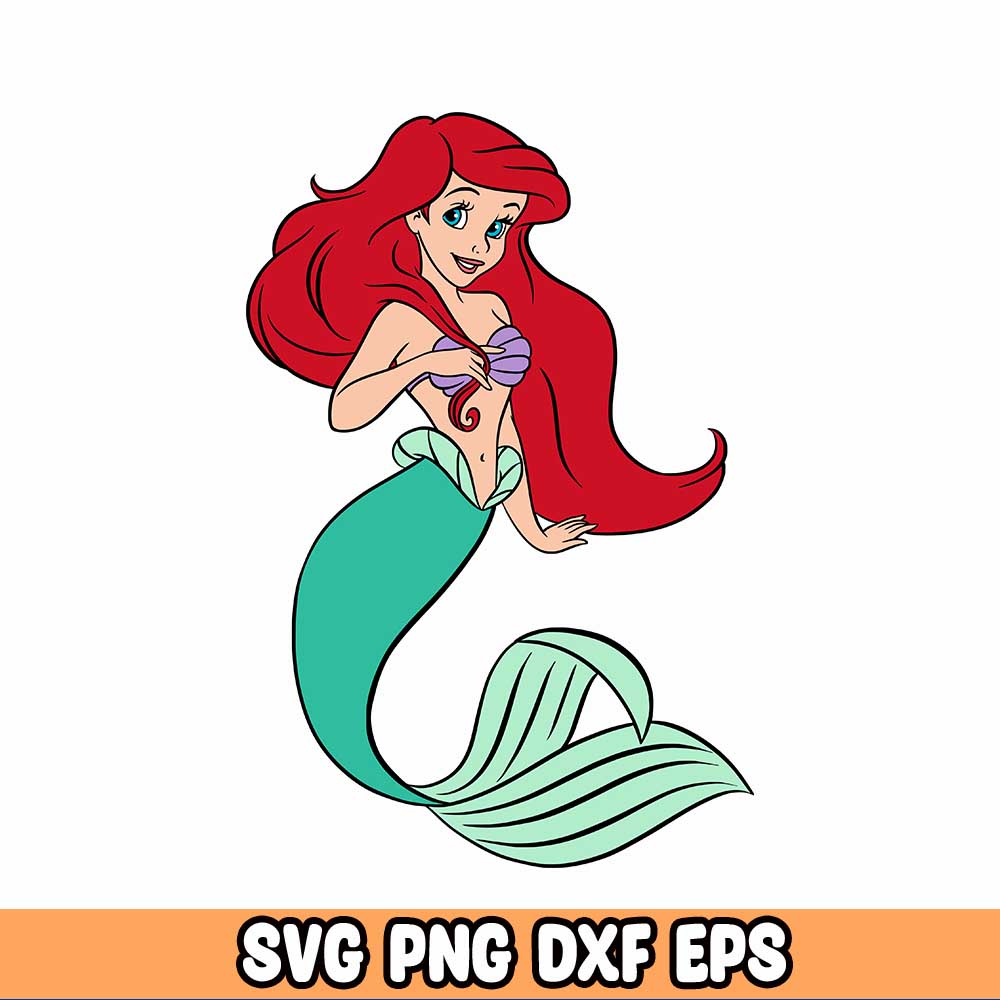 Baby Princess Svg Png, Layered Mermaid Princess Svg, Baby Me | Inspire ...