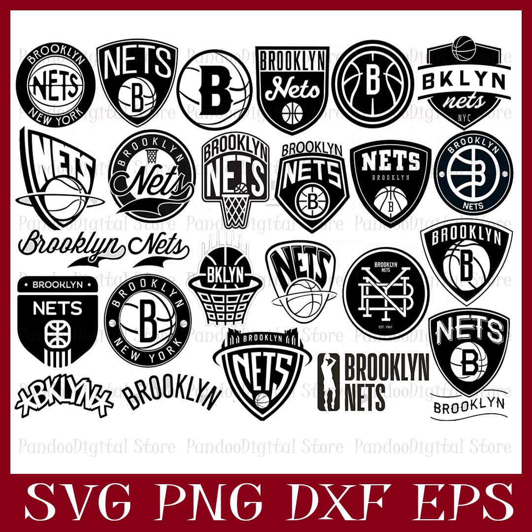 Brooklyn Nets Bundle svg, Basketball Team svg, Basketball sv | Inspire ...