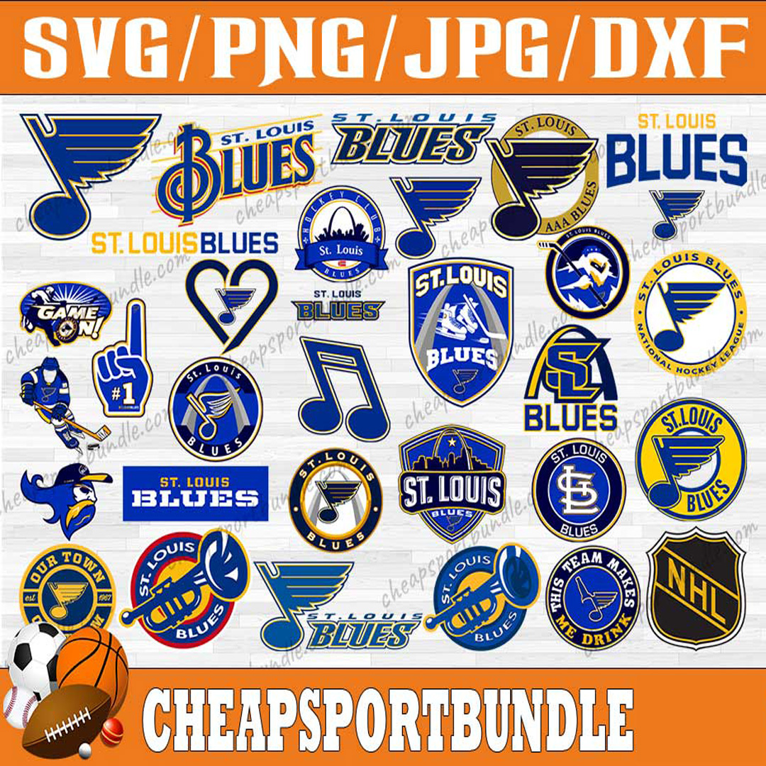 Bundle 31 Files St Louis Blues Hockey Team Svg, St Louis Blu - Inspire ...