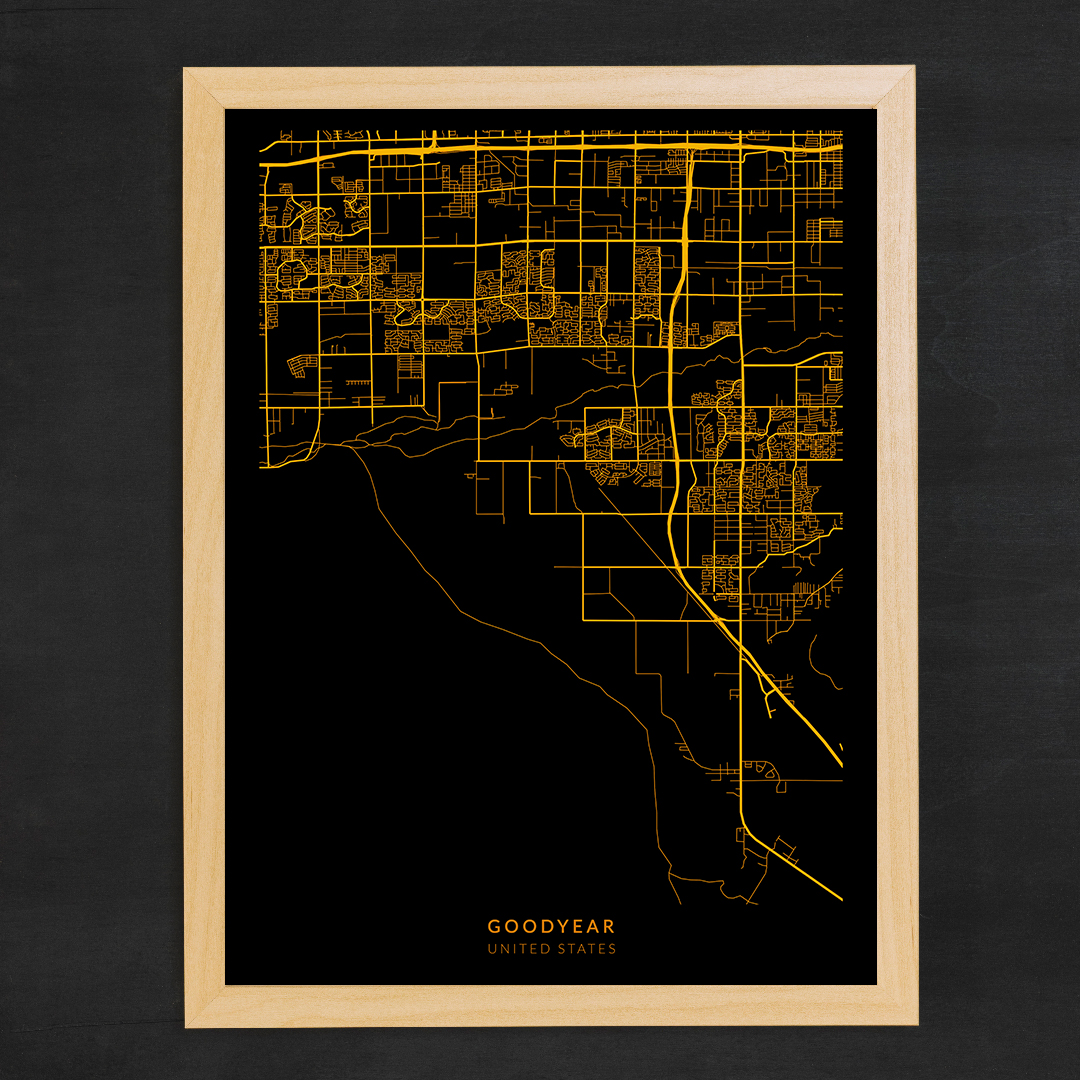 Goodyear City Map, City of Goodyear, United States Map Poste - Inspire ...