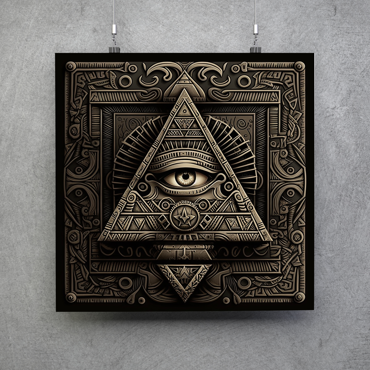 Aztec Illuminati poster - Downloadable and Printable Digital | Inspire ...