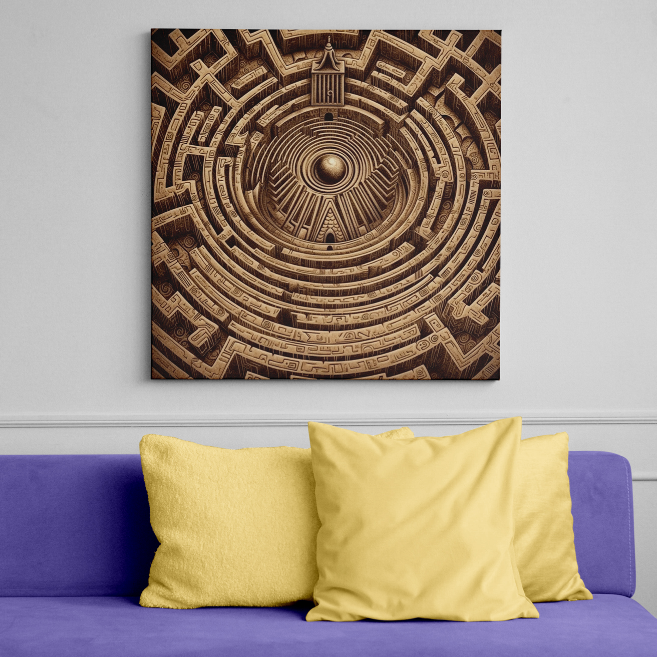 Egypt Maze poster - Downloadable and Printable Digital paint | Inspire ...
