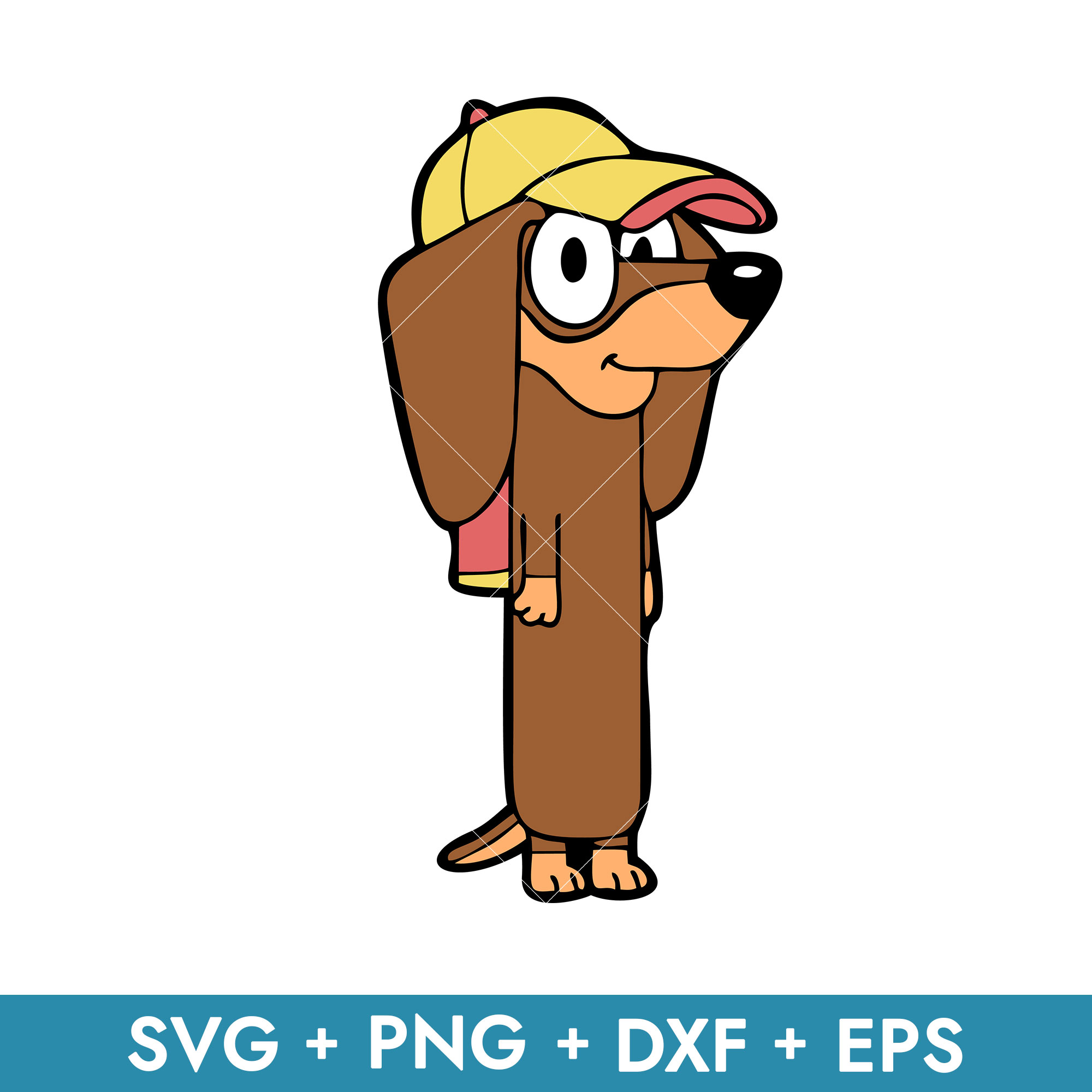 Snickers Bluey Svg, Snickers Dog Svg, Bluey Svg - Inspire Uplift