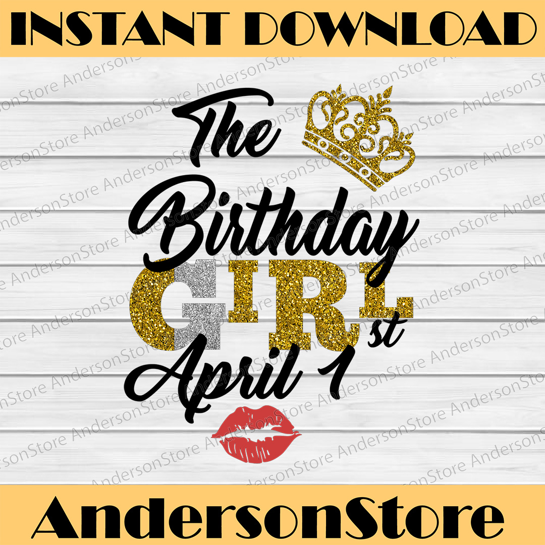 The Birthday Girl April 1st png,April 1st png, birthday png, | Inspire ...