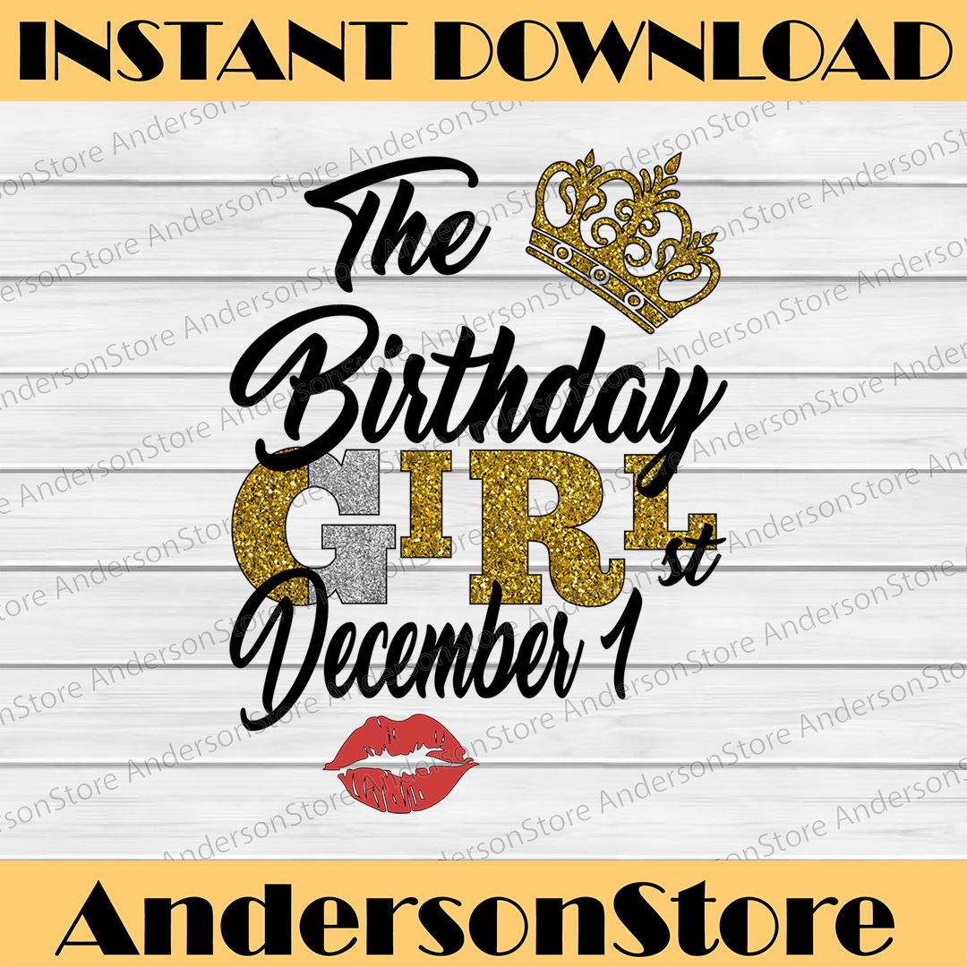 The Birthday Girl December 1st png,December 1st png, birthda - Inspire ...