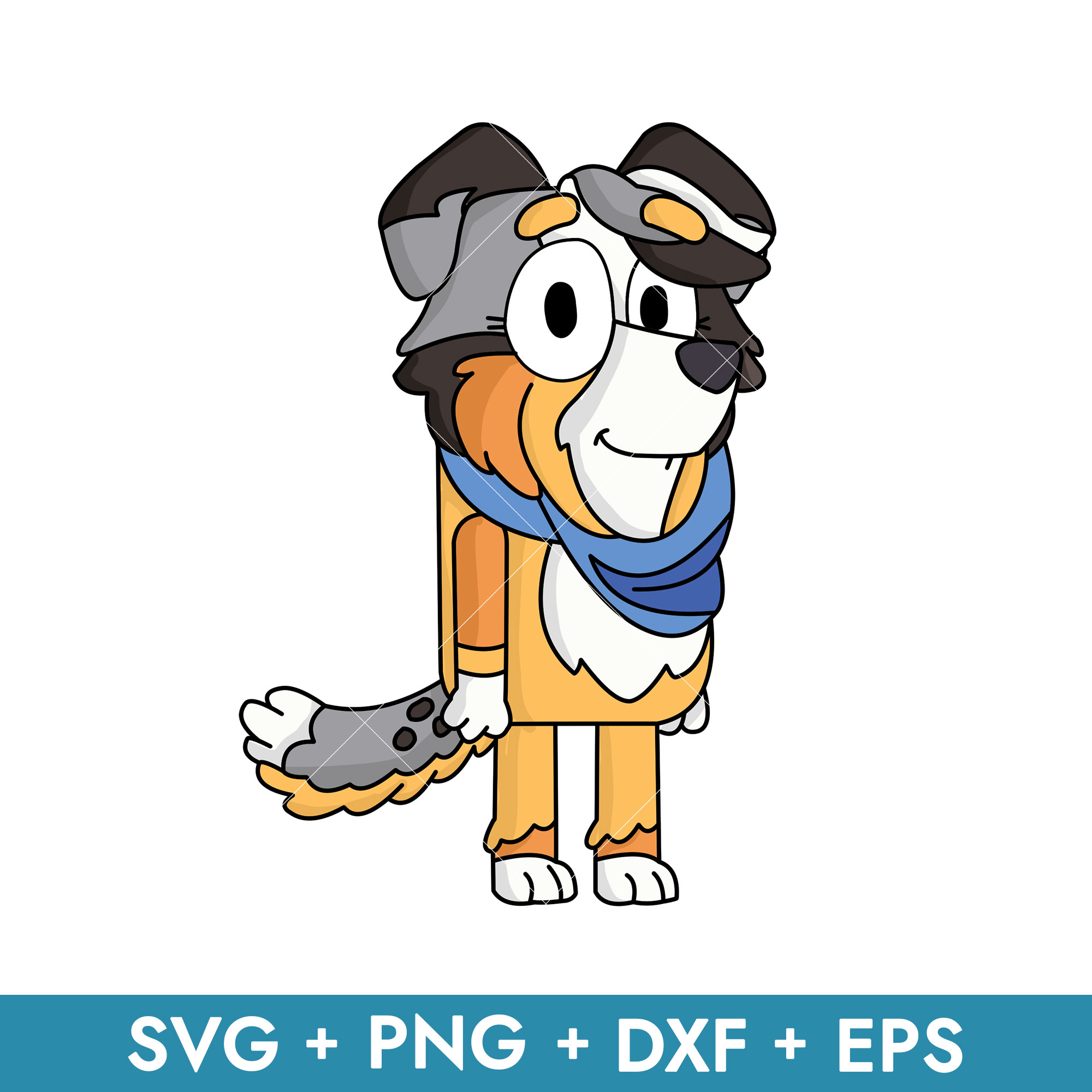 Calypso Svg, Bluey Calypso Svg, Bluey Svg, Cartoon Svg, Png - Inspire ...