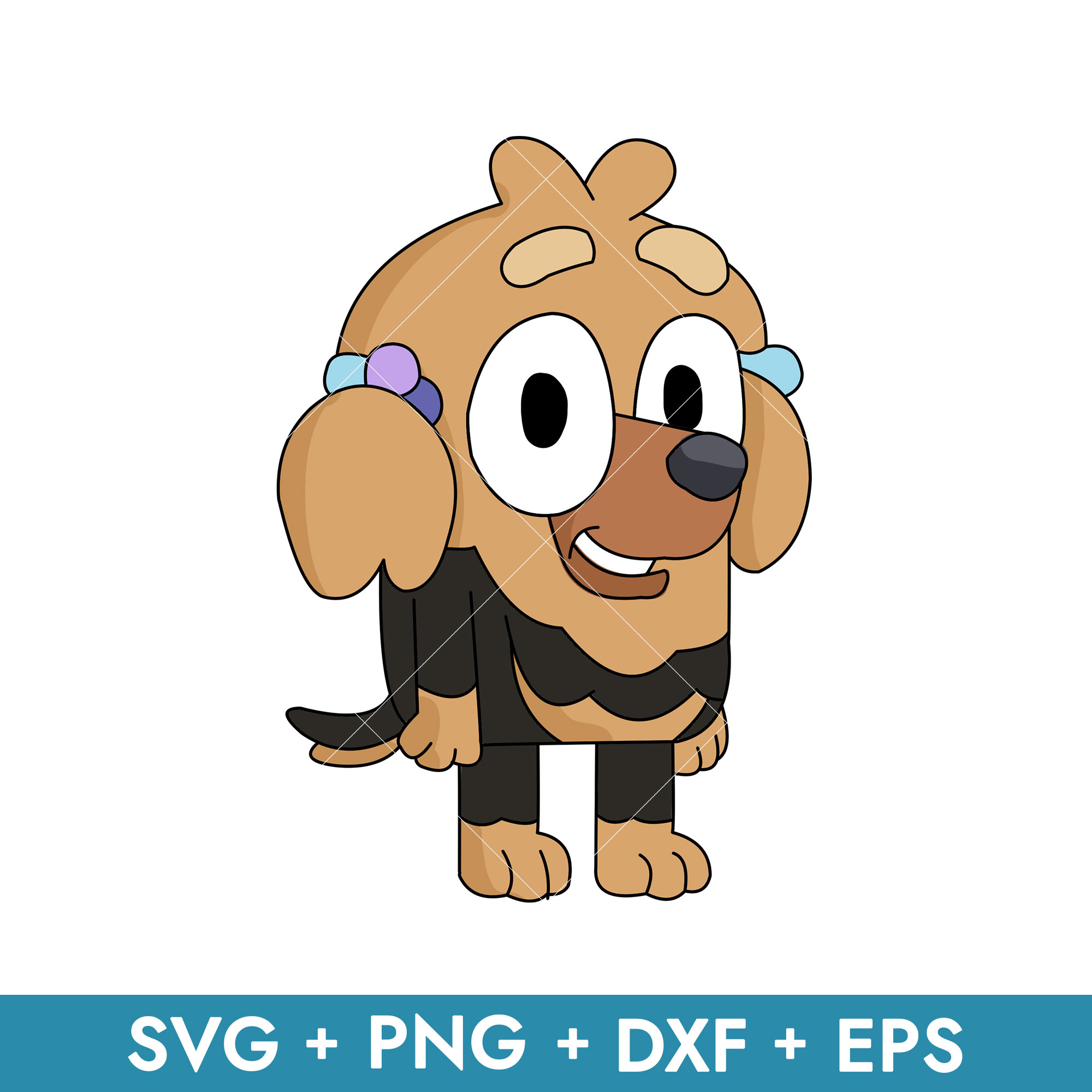 Bluey Missy Svg, Missy Dog Svg, Bluey Svg, Cartoon Svg, Png | Inspire ...