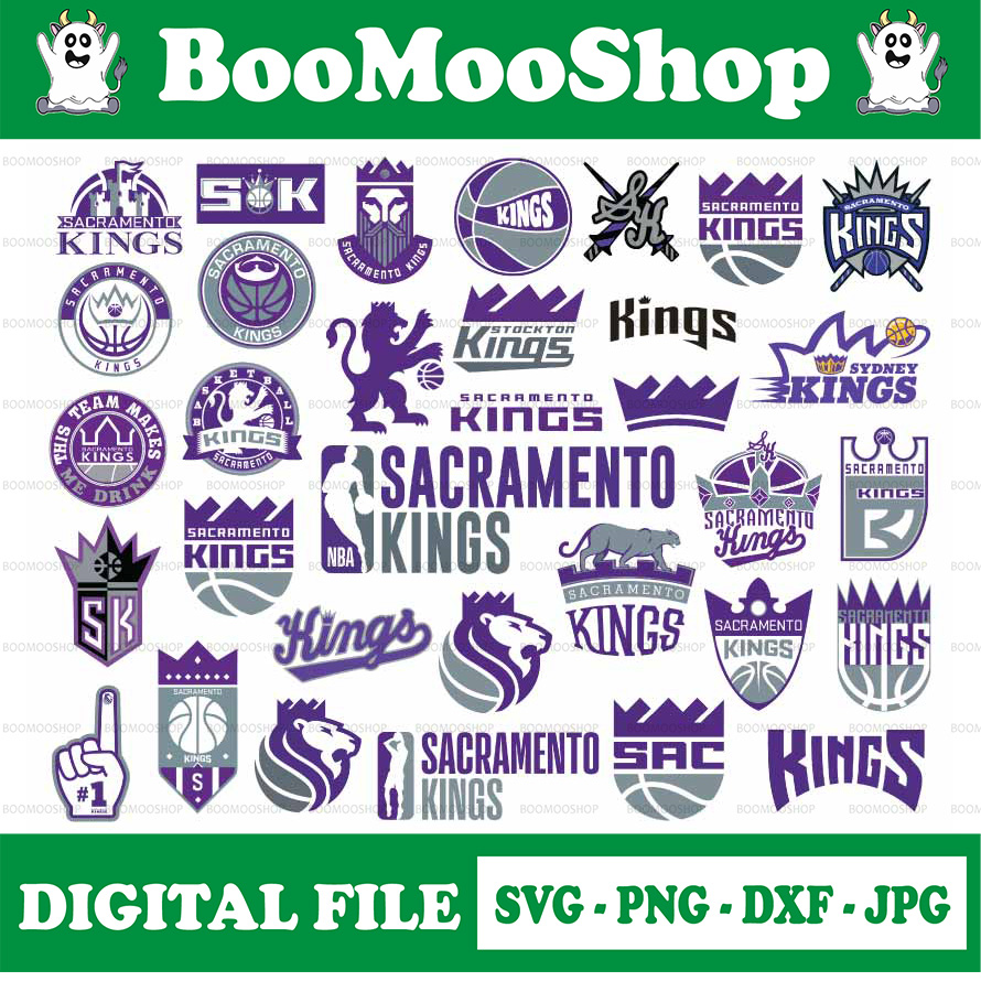 Sacramento Kings svg, NBA Basketball bundle svg, Sacramento - Inspire ...