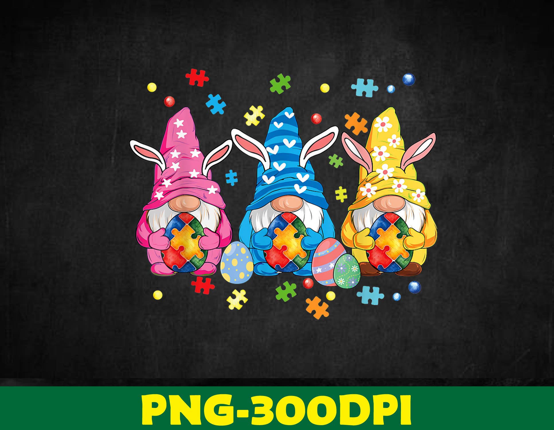 Gnome Autism Awareness Easter Day 2022 PNG Digital Download - Inspire ...