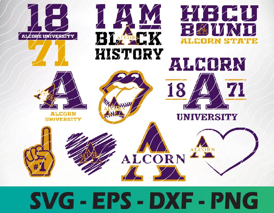 Alcorn University Artwork HBCU Collection, SVG, PNG, EPS, DX - Inspire ...