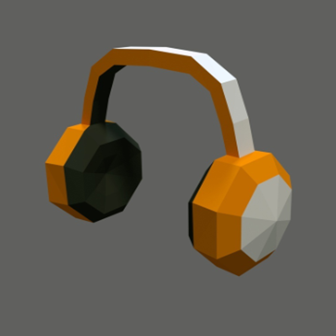 HEADPHONES MADE OF PAPER. PDF, papercraft templates - Inspire Uplift
