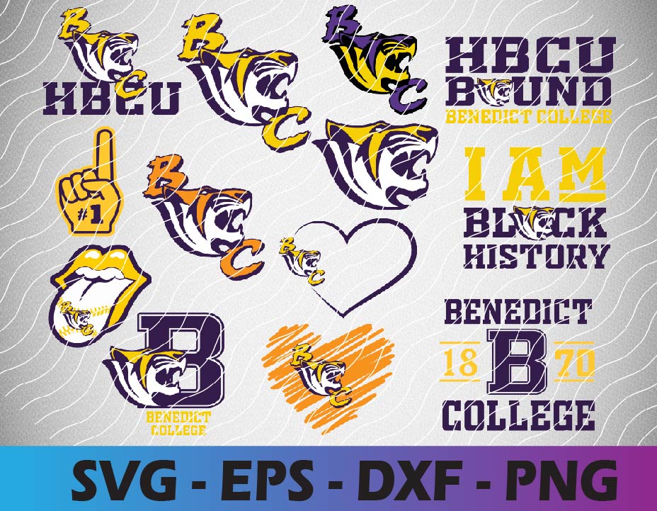 Benedict College Artwork HBCU Collection, SVG, PNG, EPS, DXF - Inspire ...