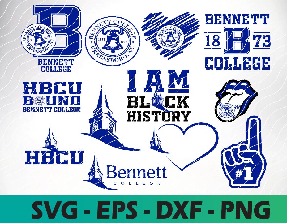 Bennett College Artwork HBCU Collection, SVG, PNG, EPS, DXF | Inspire ...