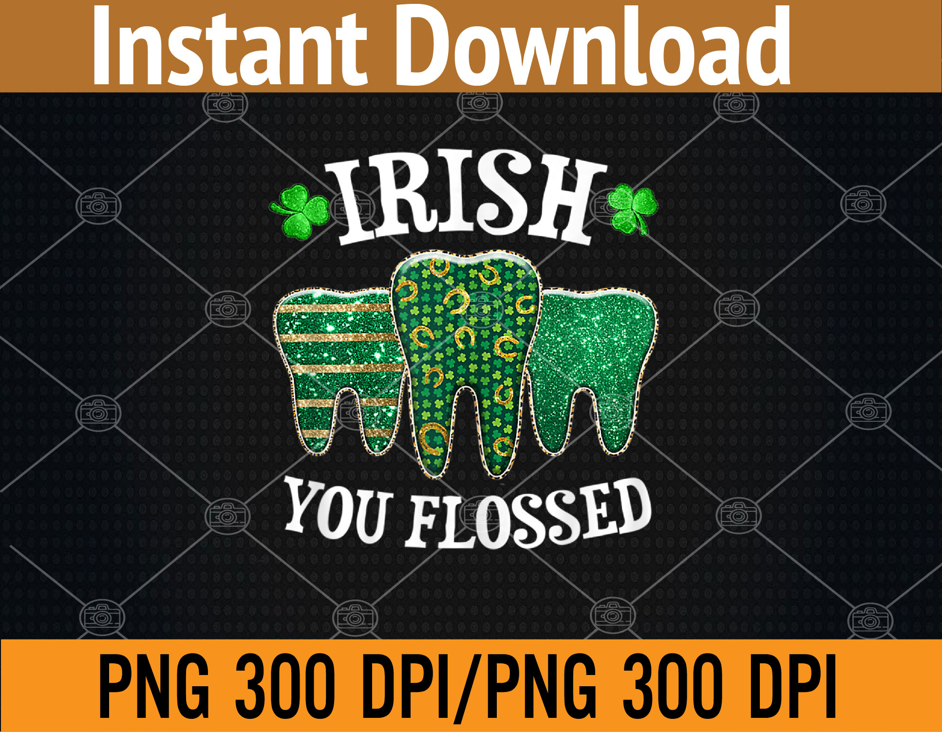 Irish You Flossed Teeth St Patricks Day Dentist Dental Squad - Inspire ...