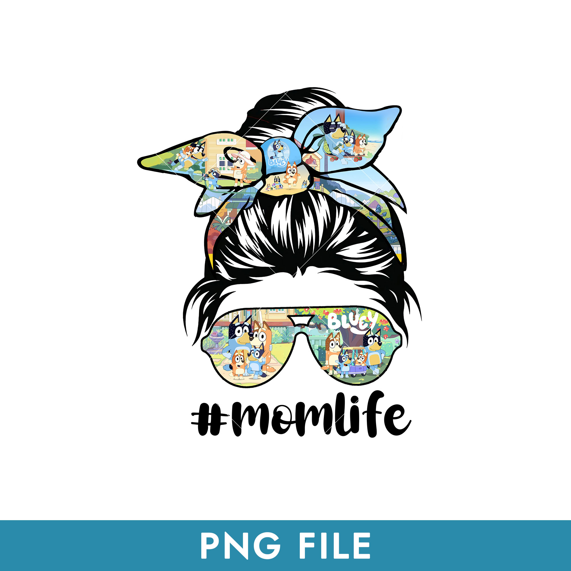 Bluey Mom Life Png, Mom Life Png, Bluey Png, Cartoon Png, In | Inspire ...