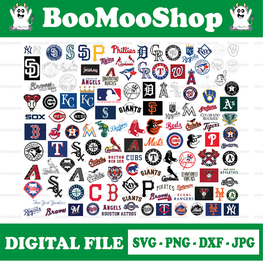 MLB Teams SVG baseball Svg mlb Svg All mlb Teams Svg mlb Lo | Inspire ...