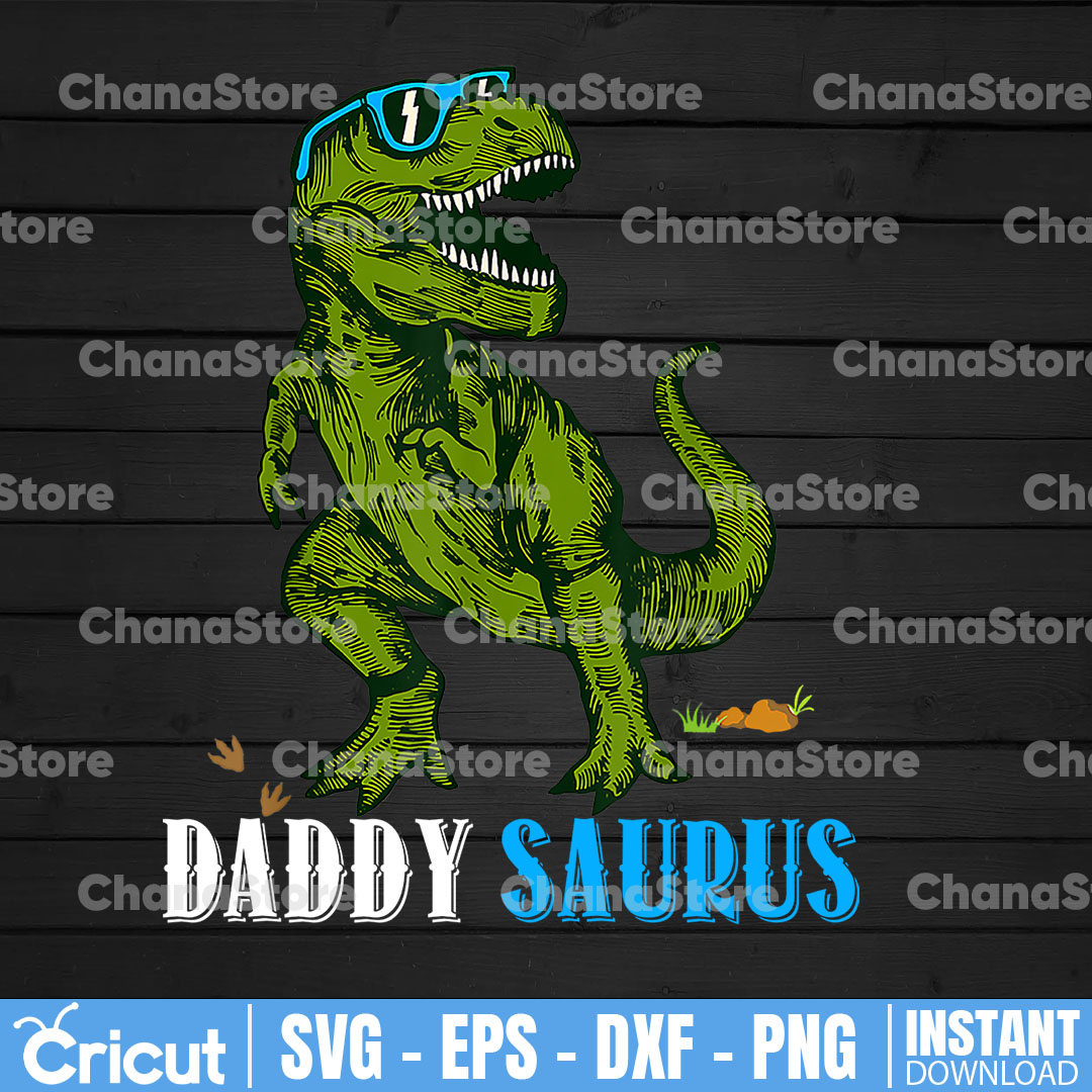 Daddysaurus T Rex Daddy Saurus Dad Father's Day Daddy Saurus | Inspire ...